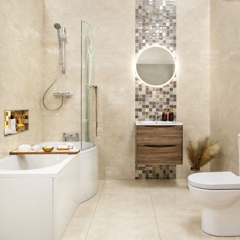 Crystal Ivory 60x60 | World of Tiles, Bathrooms and Wood Flooring