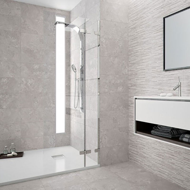 Provence Grey Decor 25x60 | World of Tiles, Bathrooms and Wood Flooring